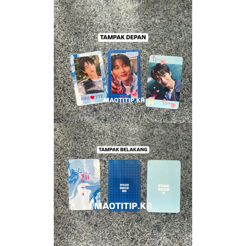 Jual BYEON WOO SEOK PHOTO CARD (UNOFFICIAL) | Shopee Indonesia