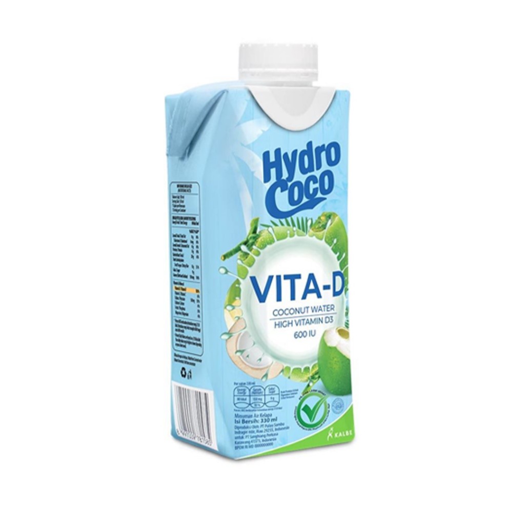 Jual [FREE GIFT] Hydro Coco Vita-D Coconut Water High Vitamin D3 600 IU ...