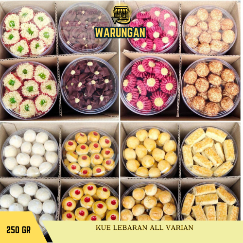 Jual Warungan Kue Lebaran All Varien 250 Gr/KUE KERING PREMIUM 250 GR ...