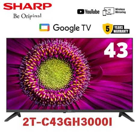 Jual Sharp 43 Inch Full-HD 2K Google TV 2T-C43GH3000i | Shopee Indonesia