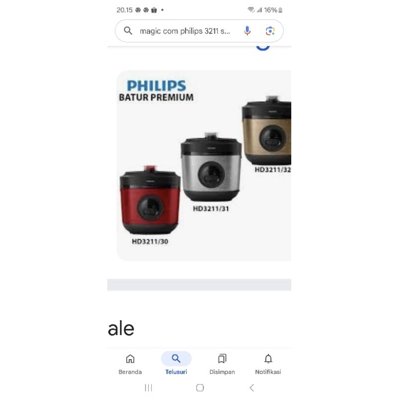 Jual megic com philips hd3211 1.iliter | Shopee Indonesia
