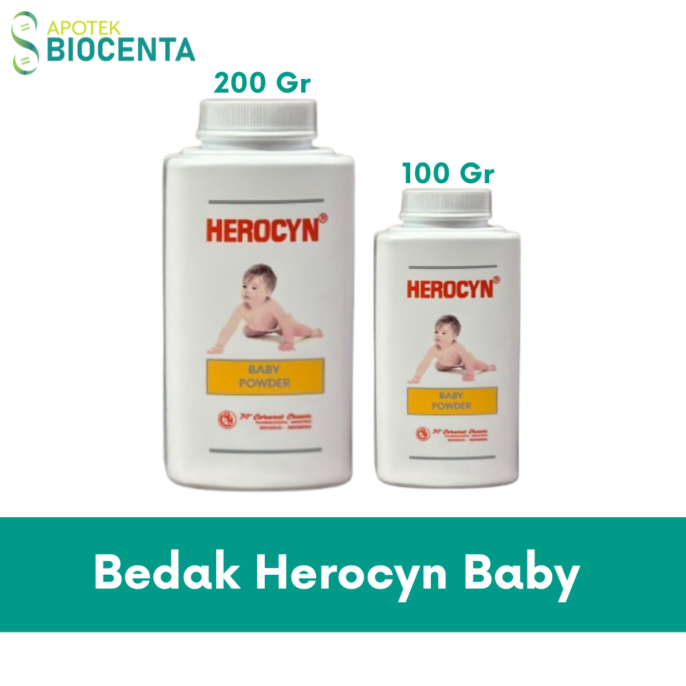 Jual Bedak Herocyn Baby Powder 100Gr Dan 200Gr | Shopee Indonesia
