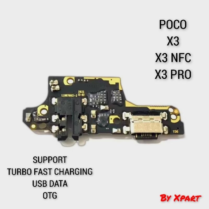 Jual PAPAN BOARD KONEKTOR CAS HF MIK POCO X3 / X3 PRO / X3 NFC PLUS IC ...