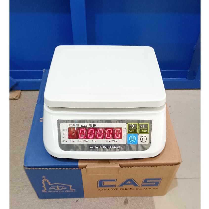 Jual Timbangan buah digital CAS SW II 30kg / Timbangan digital CAS SW II 30kg x 1gram | Shopee ...
