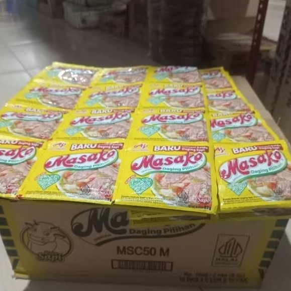 Jual Masako Penyedap Rasa Sapi 4 Renceng 48 Sachet | Shopee Indonesia