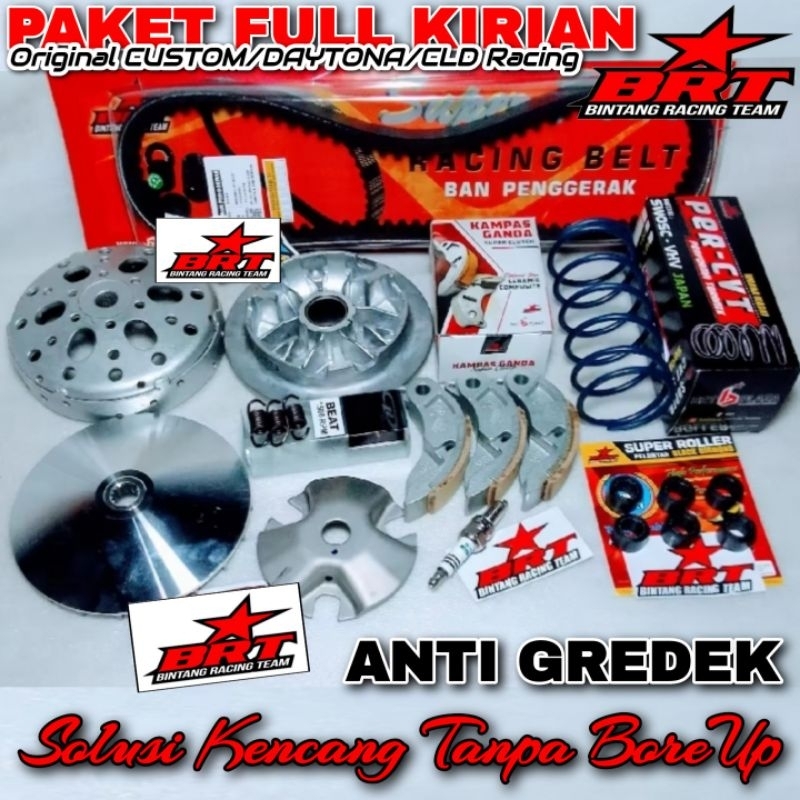 Jual BRT Paket Kirian CVT BRT Mio Sporty Nouvo N-Max Fino Soul GT Xride ...