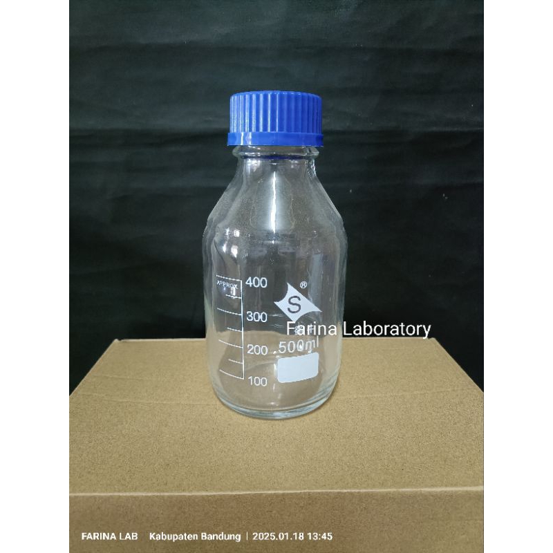 Jual Botol Sampel-Sample Bottle-Botol Laboratorium 500ml RRC | Shopee ...