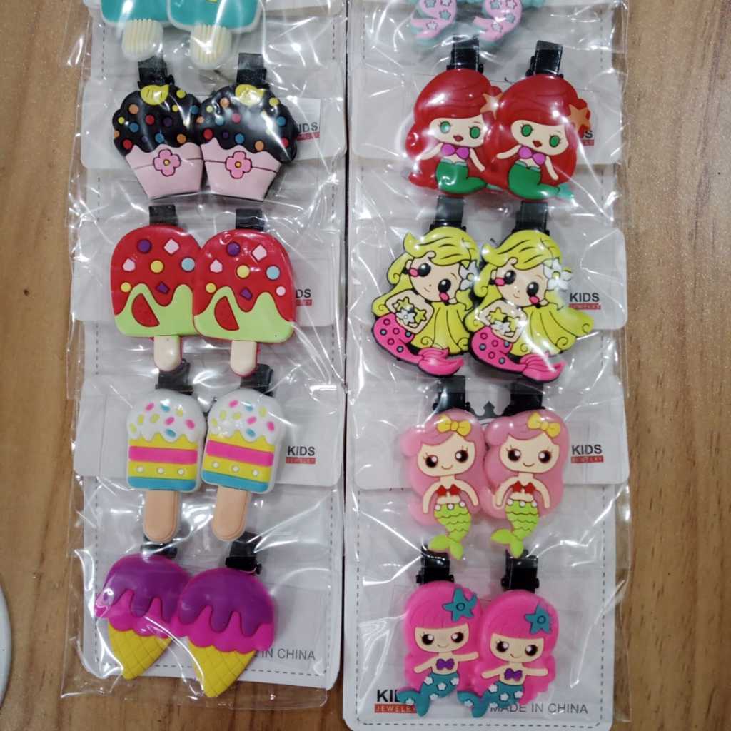 Jual Jepit Rambut Anak Perempuan Lucu 2 Jepitan Rambut Fashion Karakter ...
