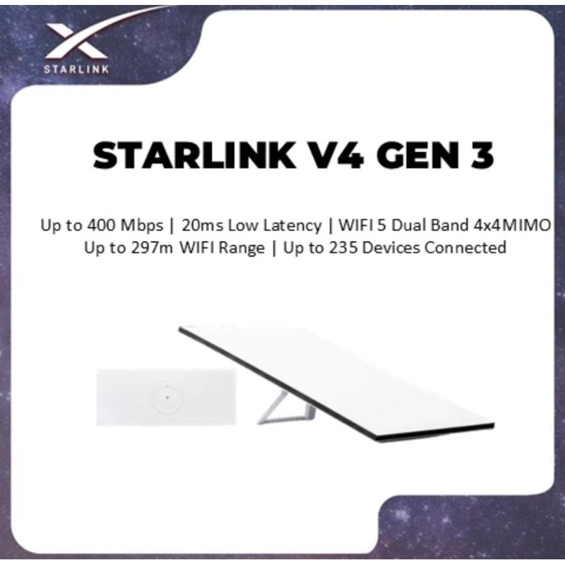 Jual Starlink V4 Gen 3 LTE | Shopee Indonesia