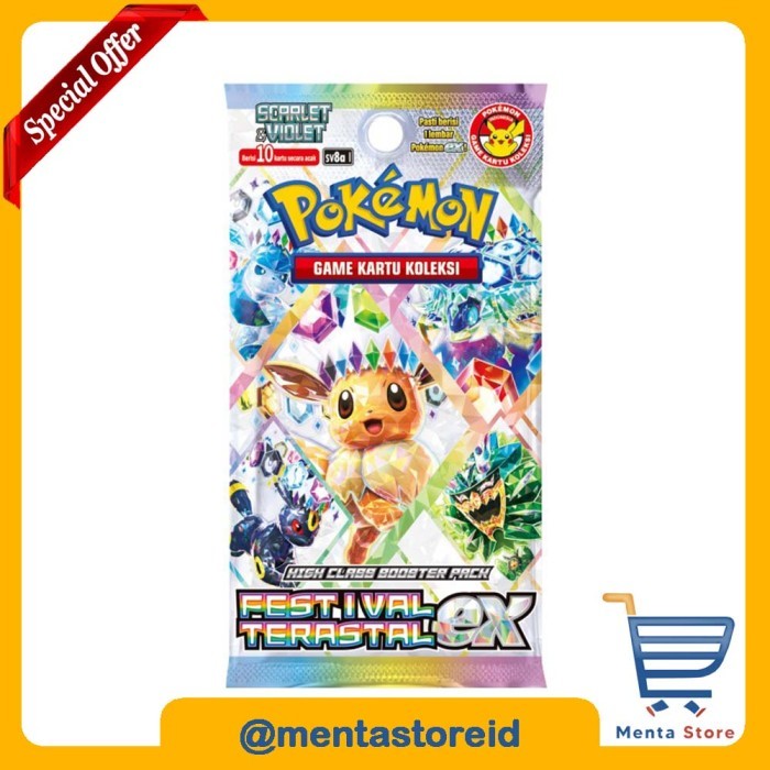 Jual Kartu Pokemon TCG Indonesia - Festival Terastal ex High Class Booster Pack sv8a - Pokemon ...