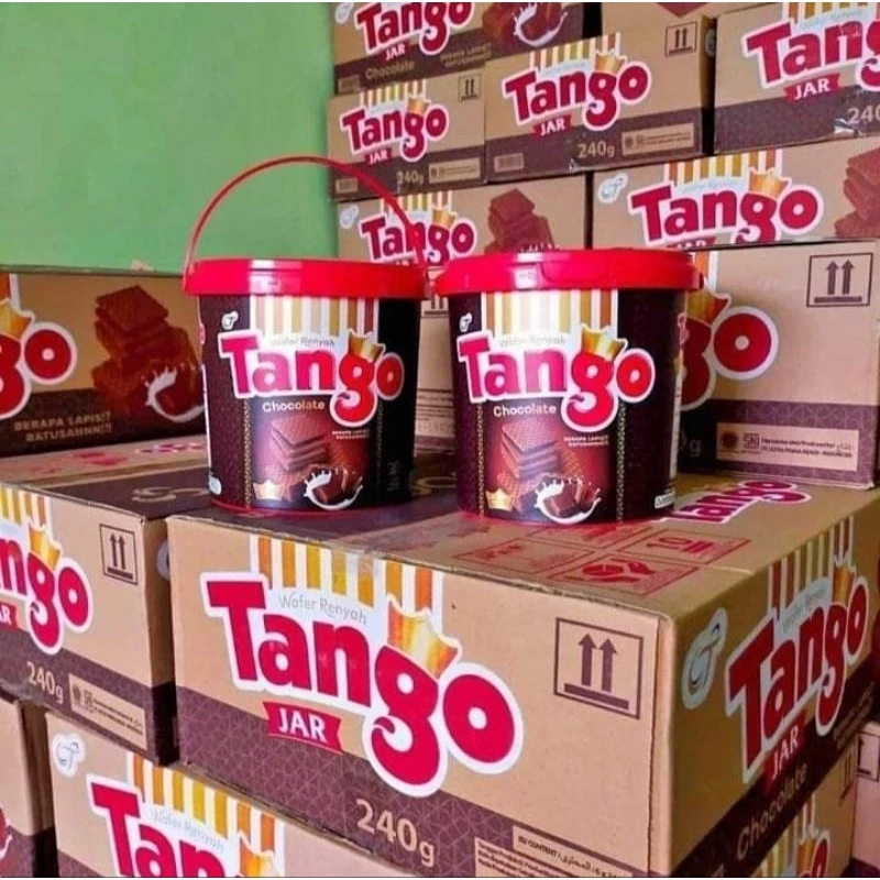 Jual Wafer TANGO Jar | Netto 240gr | 1 Dus isi 6pcs | Shopee Indonesia