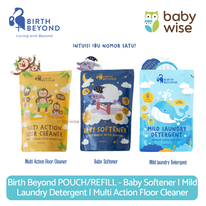 Jual Birth Beyond POUCH/REFILL - Baby Softener | Mild Laundry Detergent | Multi Action Floor ...