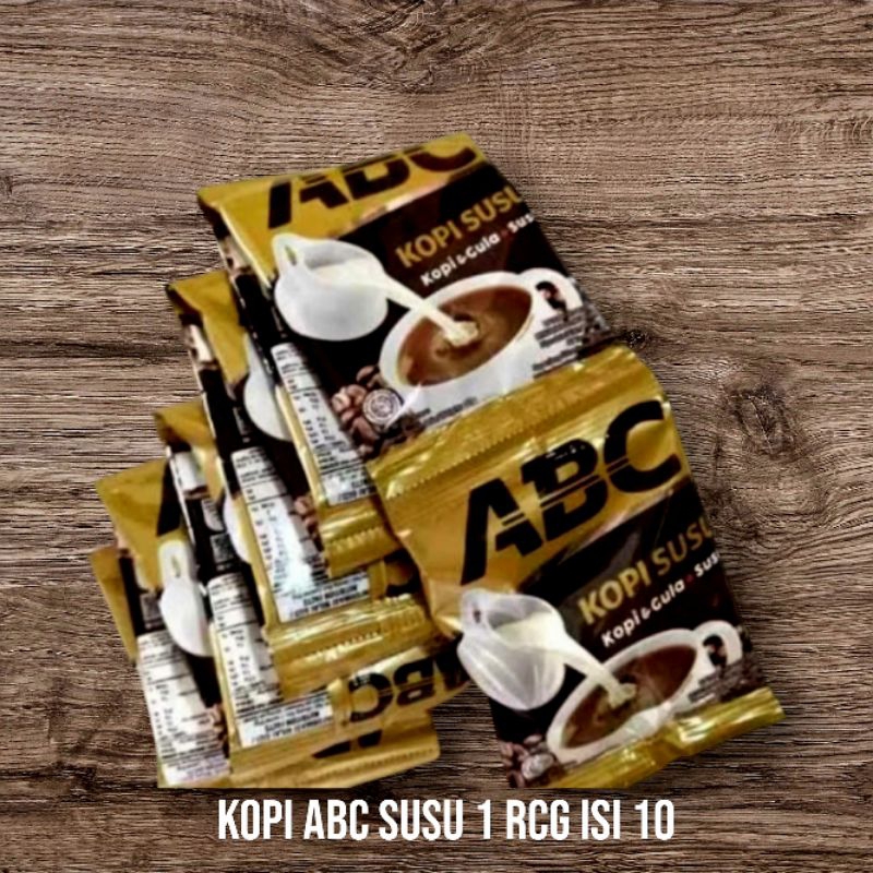Jual KOPI ABC SUSU 1 RCG ISI 10 SACHET | Shopee Indonesia