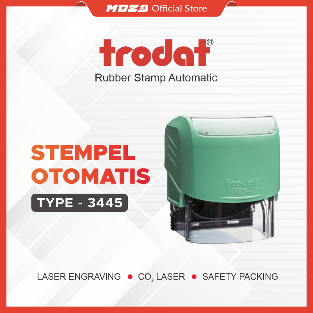 Jual Stempel TRODAT 3445 - Rubber Stamp Automatic - Stempel Karet ...