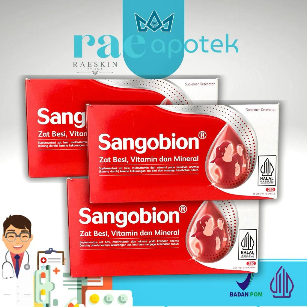Jual SANGOBION 1 STRIP 10 TABLET / ZAT BESI | Shopee Indonesia