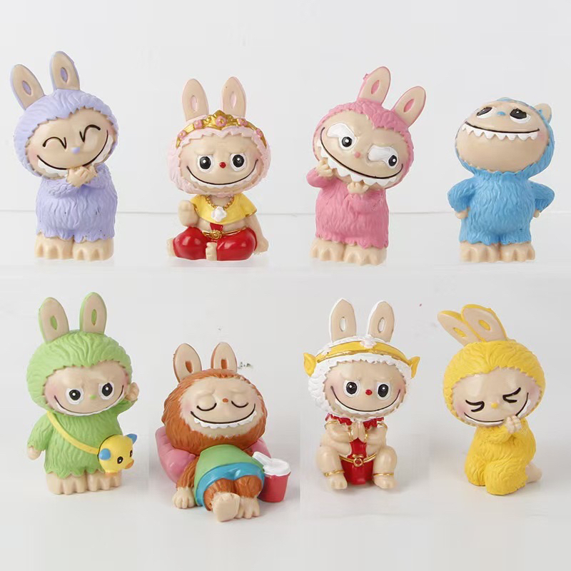Jual figurin monster Labubu isi 8 pcs | Shopee Indonesia