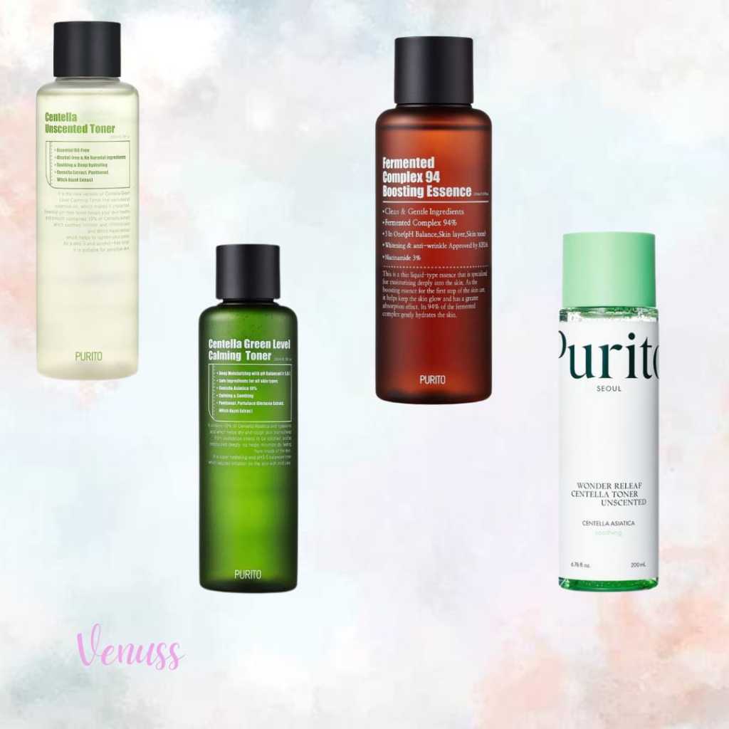 Jual Purito centella unscented toner 200ml | green calming toner 200ml ...