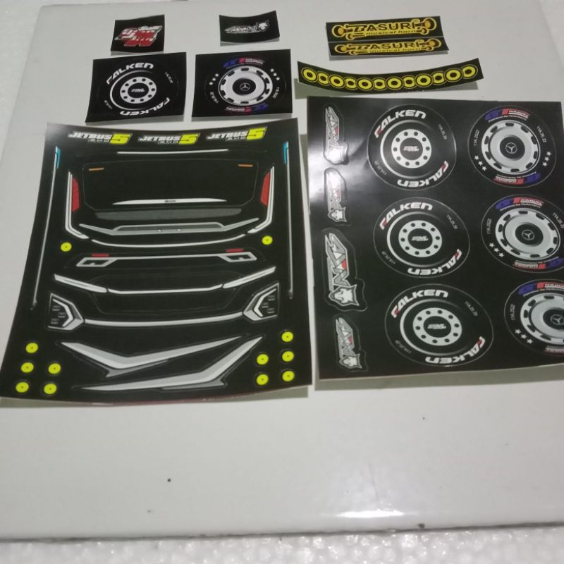 Jual setiker miniatur bus Basuri jb5 keluaran terbaru kualitas asli ...