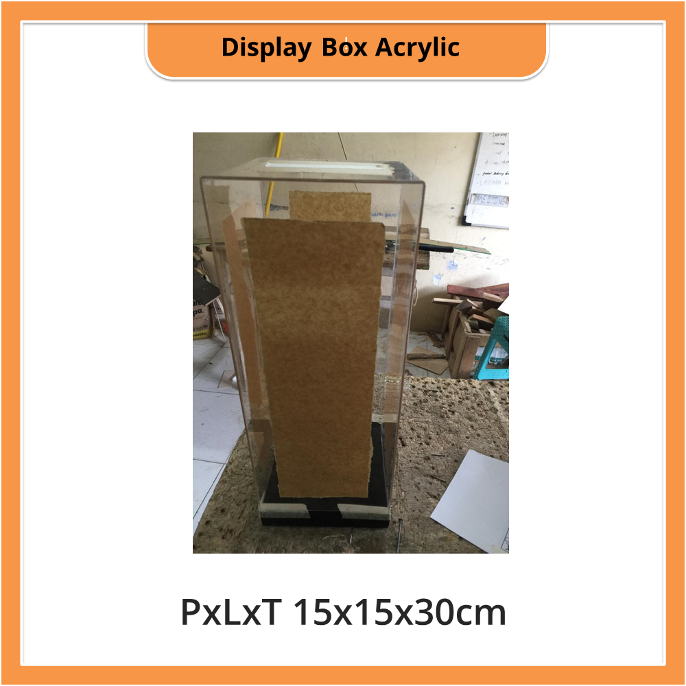 Jual Paket Display Box Akrilik PxLxT 15x15x30cm | Shopee Indonesia