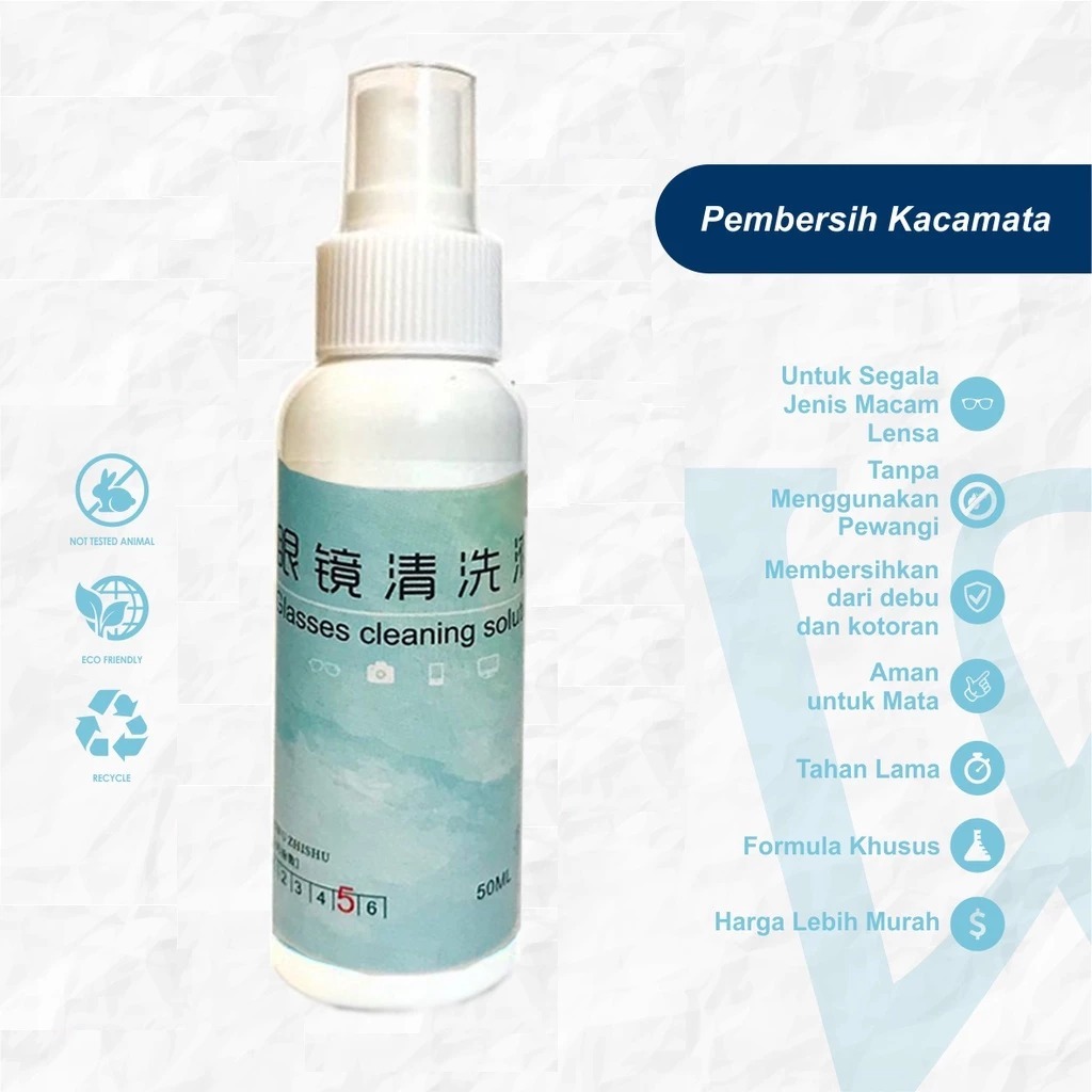 Jual Cairan Pembersih Kacamata Pembersih Lensa Kacamata Lens cleaner ...