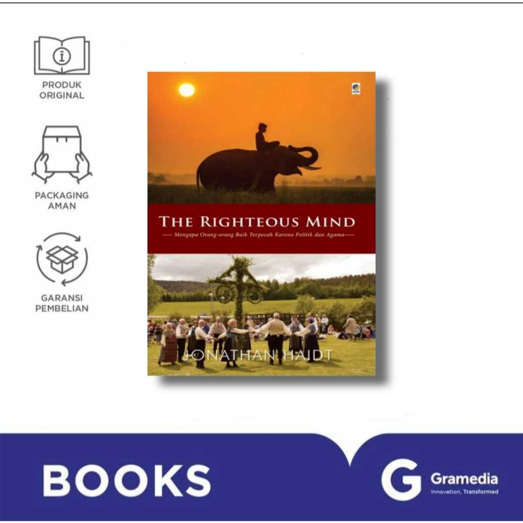 Jual Buku The Righteous Mind - Gramedia | Shopee Indonesia