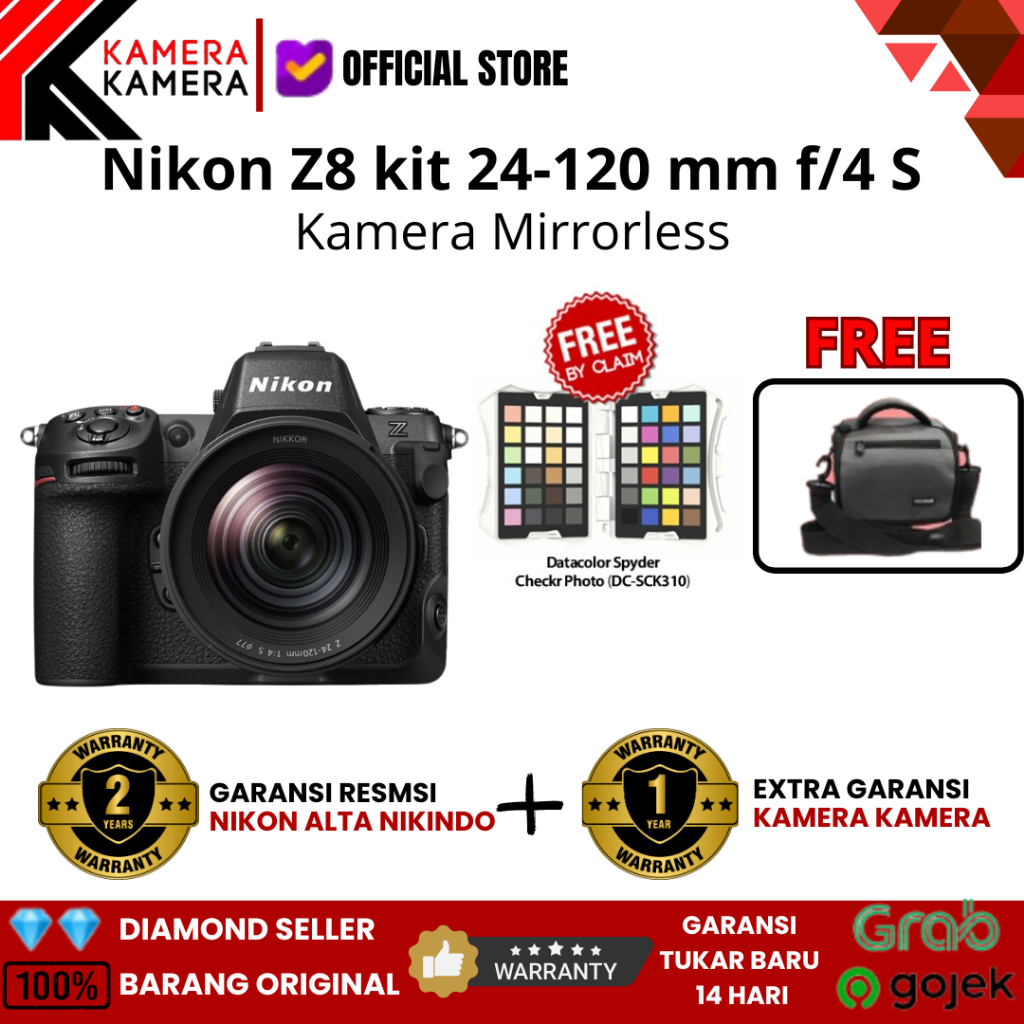 Jual Nikon Z8 kit 24-120mm f4 S Nikon Z 8 kit 24-120 mm f/4 S GARANSI ...