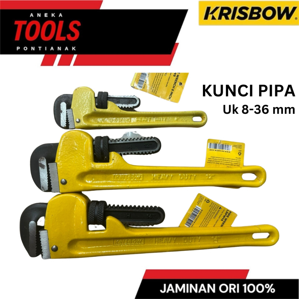 Jual Krisbow Kunci Pipa Pipe Wrench Uk 8-36 inch | Shopee Indonesia