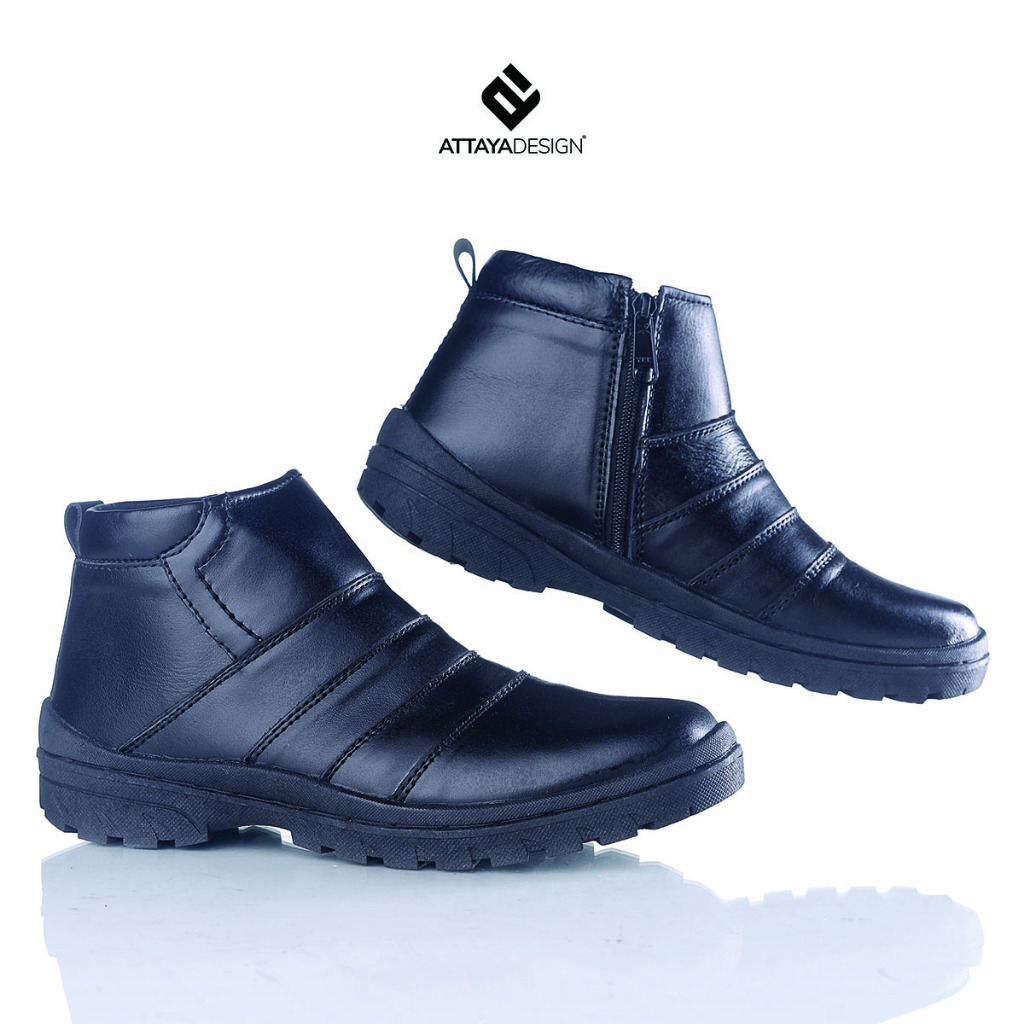 Jual ATTAYA DESIGN Sepatu Pria Boot Fashion Kulit Asli Original Tanpa ...