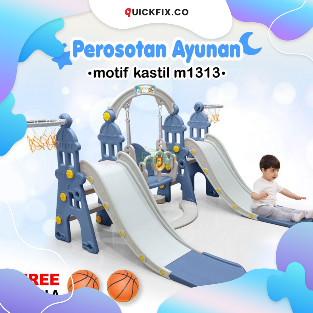 Jual QUICKFIX Prosotan Ayunan 5in1 MOLION Double Perosotan Seluncuran ...