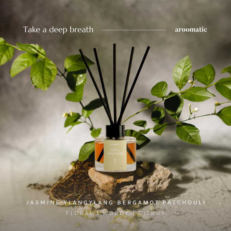 Jual Take a deep breath | Jasmine & Bergamot | Aroomatic Reed Diffuser ...