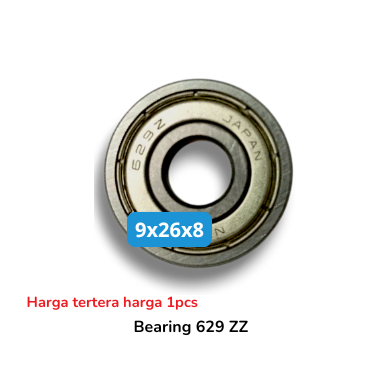 Jual Bearing 629 ZZ N*N Japan Bering Tutup Besi Dua Sisi Klaher Laher Laker | Shopee Indonesia