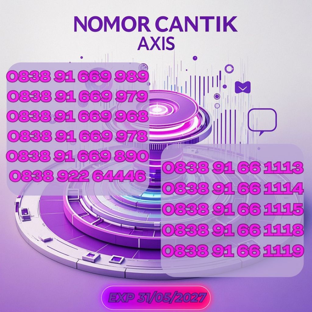 Jual Nomor Cantik Axis Seri ABAB,ABBA,TRIPLE Harga 13ribu | Shopee ...