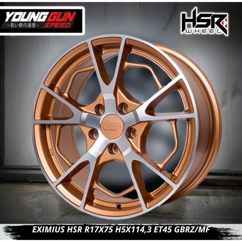 Jual velg innova xpander terios rush ring 17 hsr eximius hole 5x114,3 bronze mf r17 | Shopee ...
