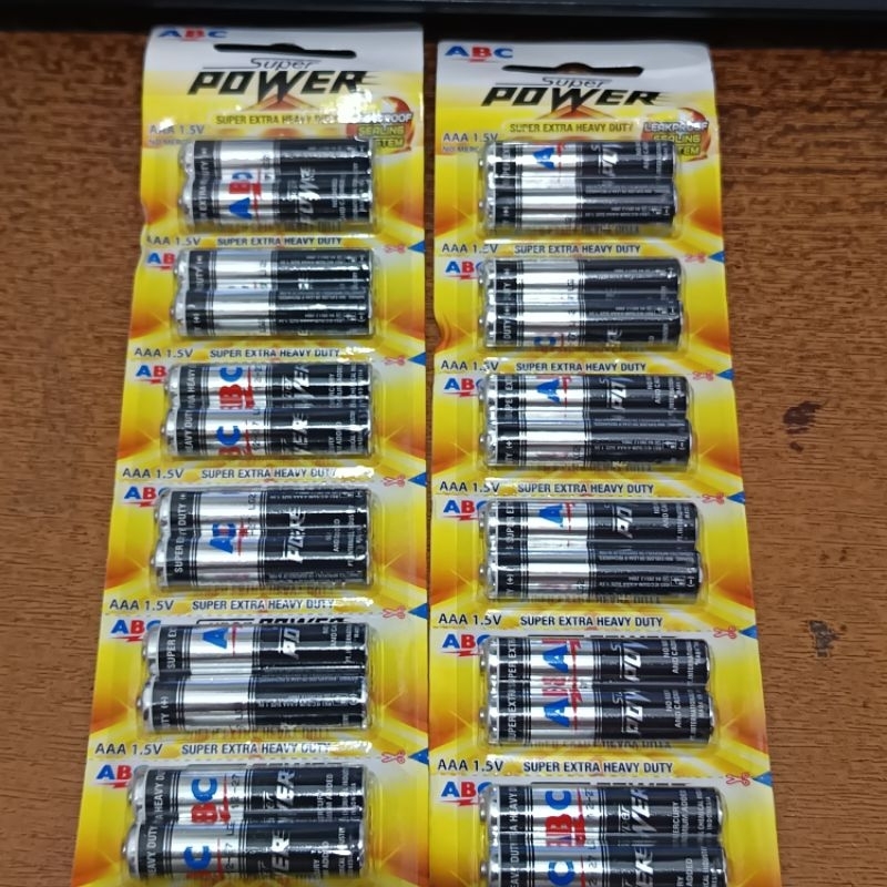 Jual ABC Power Super Extra Heavy Duty AAA (ISI 4 PCS) | Shopee Indonesia