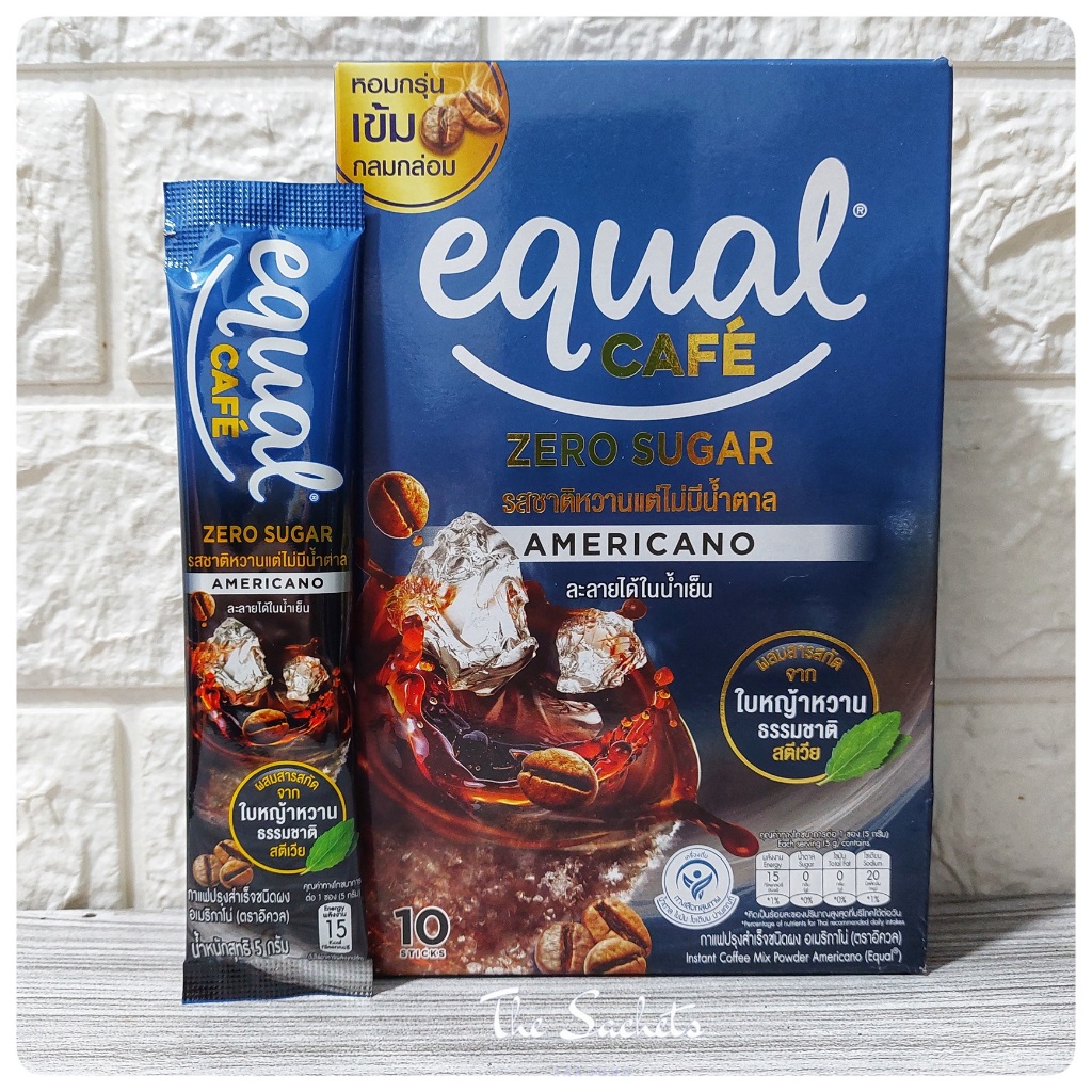 Jual Equal Cafe Americano Zero Sugar Sachet | Shopee Indonesia