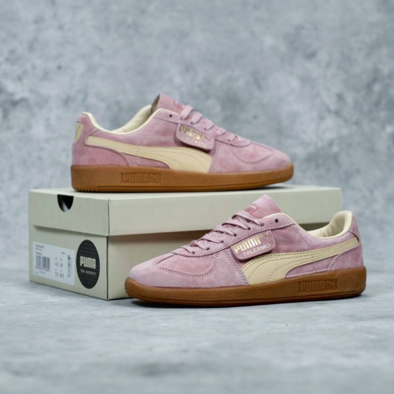 Jual Sepatu Puma Women Palermo Grape Mist Peach Original | Shopee Indonesia