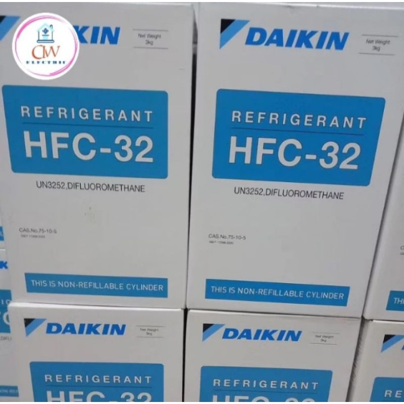 Jual refrigerant DAIKIN HFC-32/R32 isi 3 kg ORI DAIKIN | Shopee Indonesia