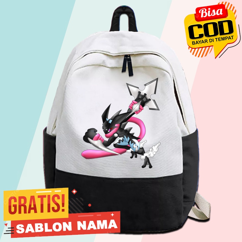Jual Tas Ransel Anak Pokemon Ash Greninja / Tas Gendong Anak Sekolah TK ...
