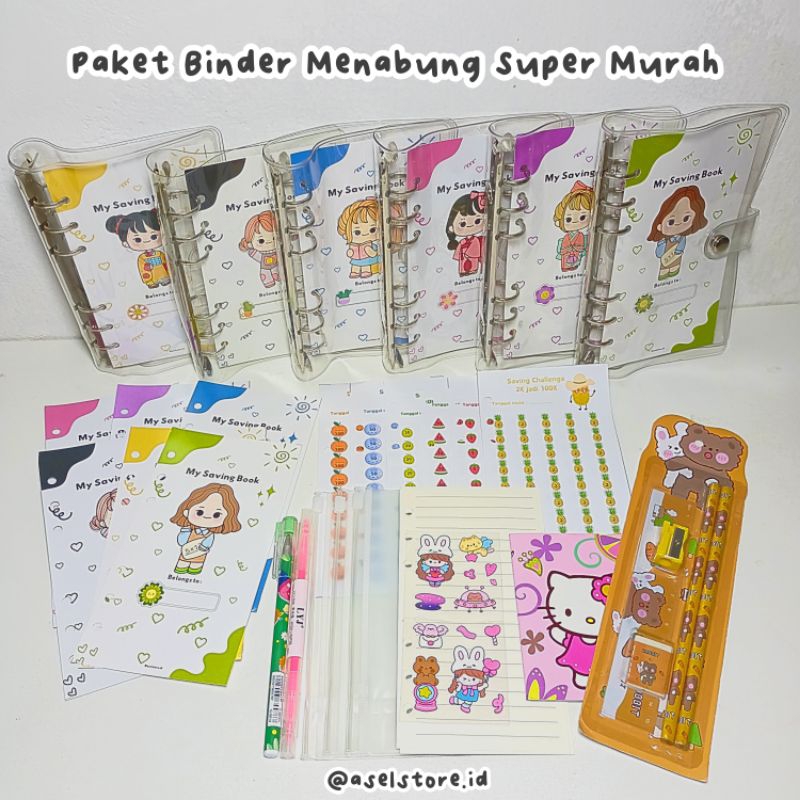 Jual Paket Binder Nabung Lengkap Super Murah Untuk Pemula | Shopee ...