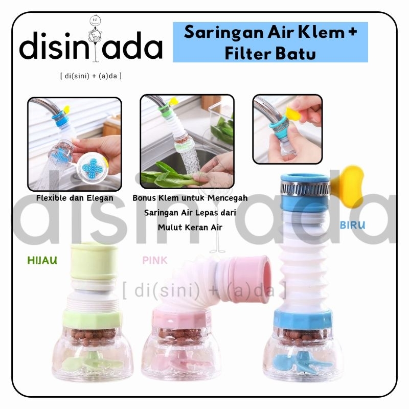 Jual [Disiniada] Sambungan Kran Filter Air + Batu / Filter Kran Air ...