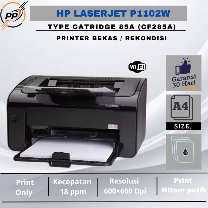 Jual Ready Printer HP LaserJet P1102w Bekas Berkualitas Bergaransi ...