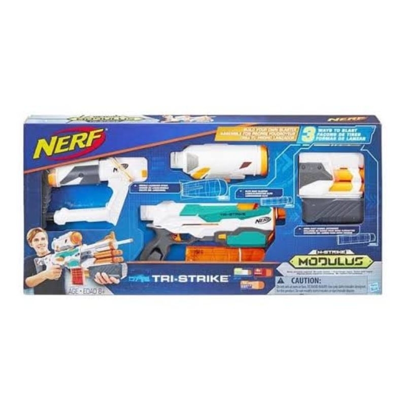 Jual Nerf N-Strike Modulus Tri Strike Second | Shopee Indonesia