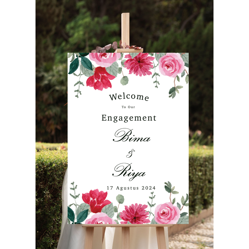 Jual Welcome sign Wedding dan Engament | Papan Ucapan Graduation ...