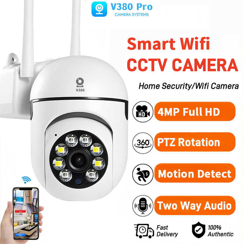 Jual V380 Pro CCTV Wifi Outdoor CCTV Full HD Full View Human Tracking ...