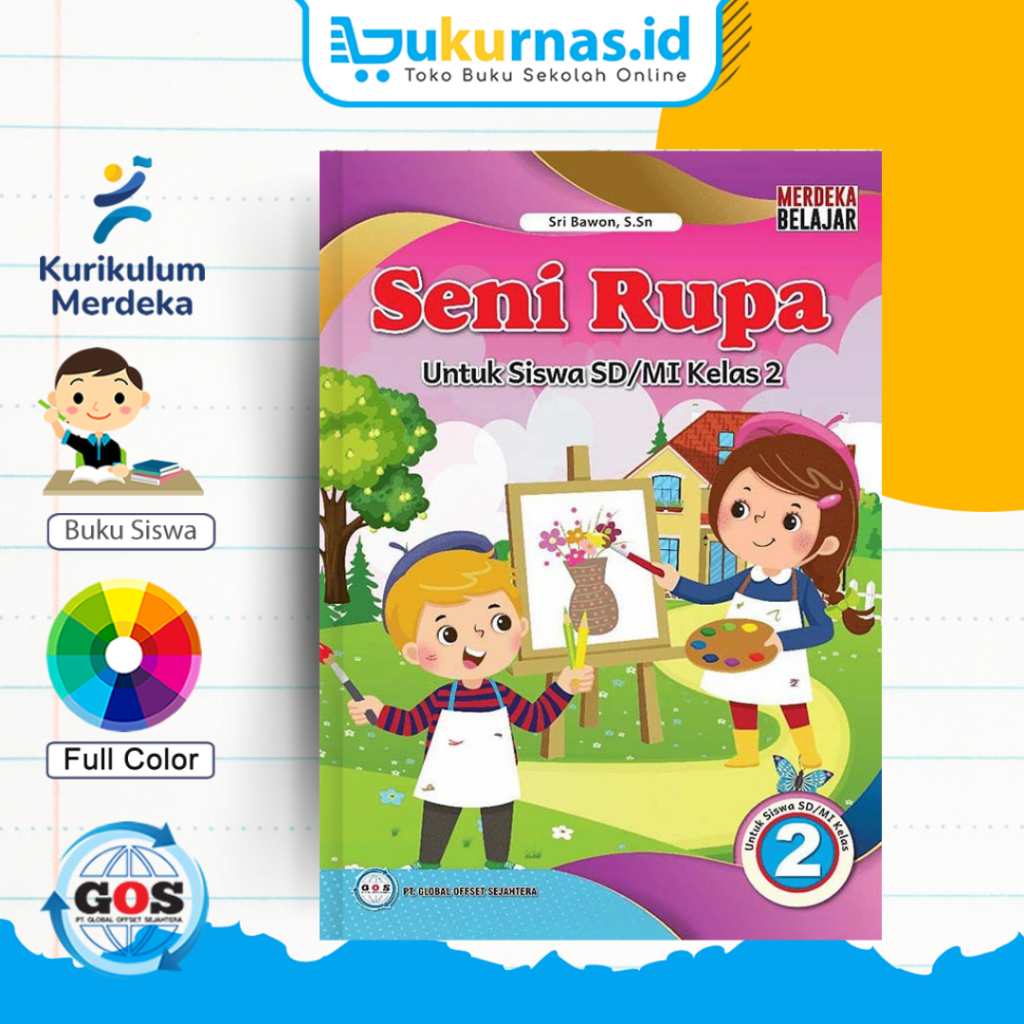 Jual Buku Siswa Seni Rupa SD/MI Kelas 2 Kurikulum Merdeka - GOS | Shopee Indonesia