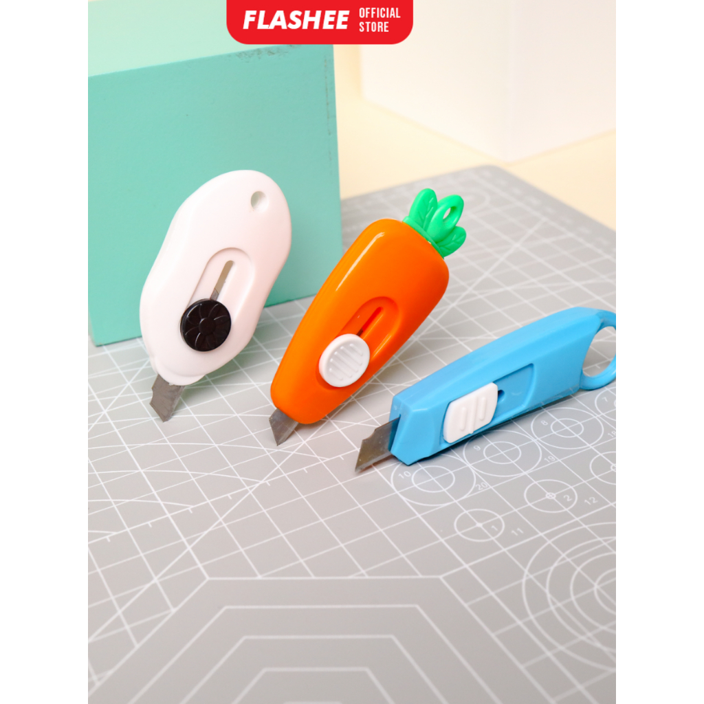 Jual Flashee Mini Cutter Lucu Portable Pisau Cutter Pemotong Kertas ...