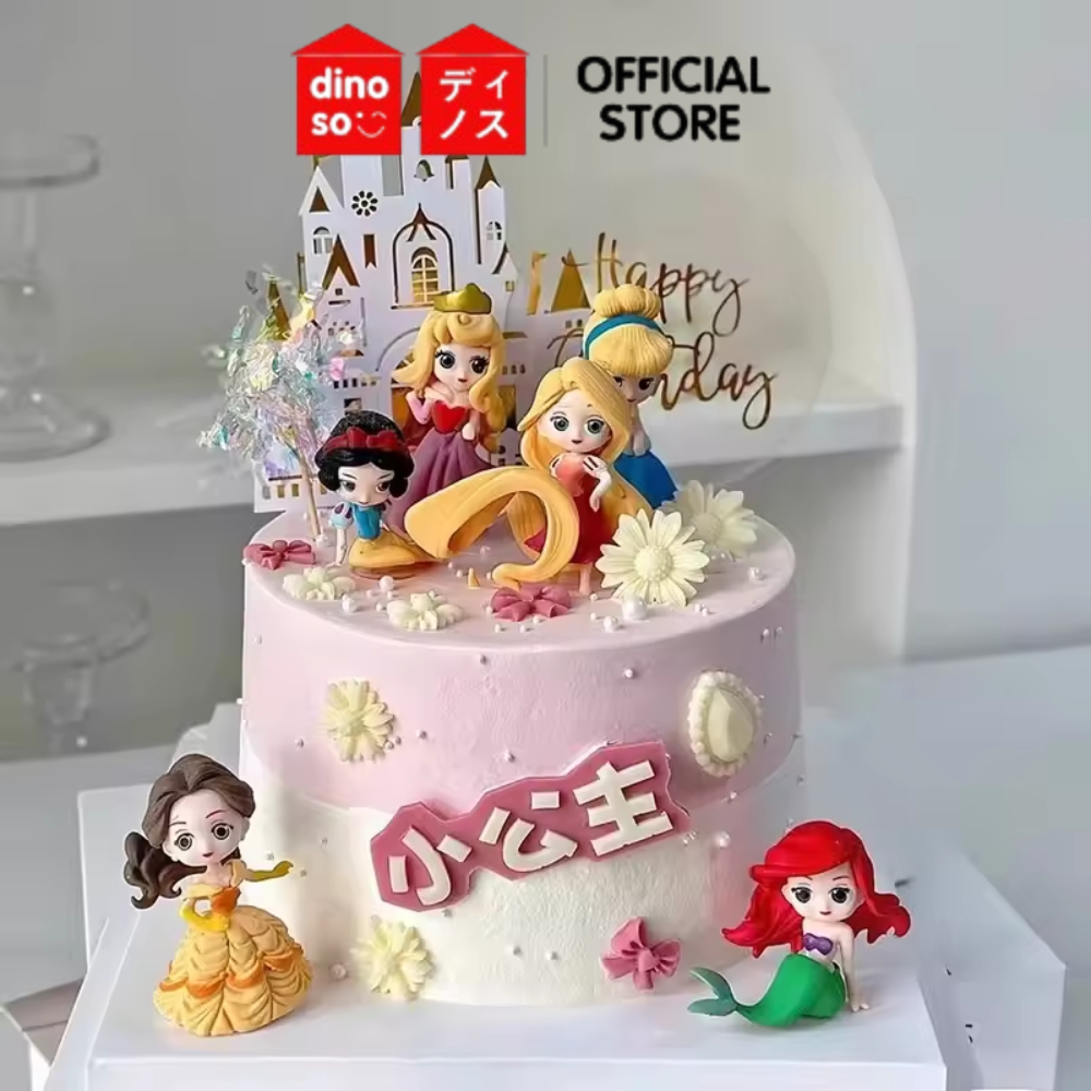 Jual DINOSO Cake Topper Karakter Princes Topper Kue Ulang Tahun Motif ...