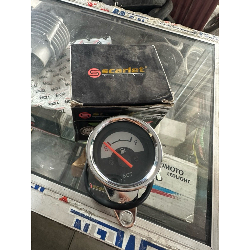 Jual Spidometer Speedo Ampere Bensin Scarlet Universal Custom | Shopee ...