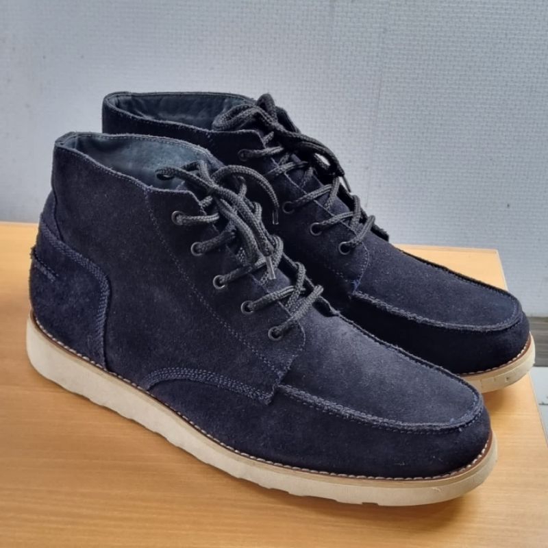 Jual Sepatu Boots Moc Toe Suede Hush Puppies Authentic | Shopee Indonesia