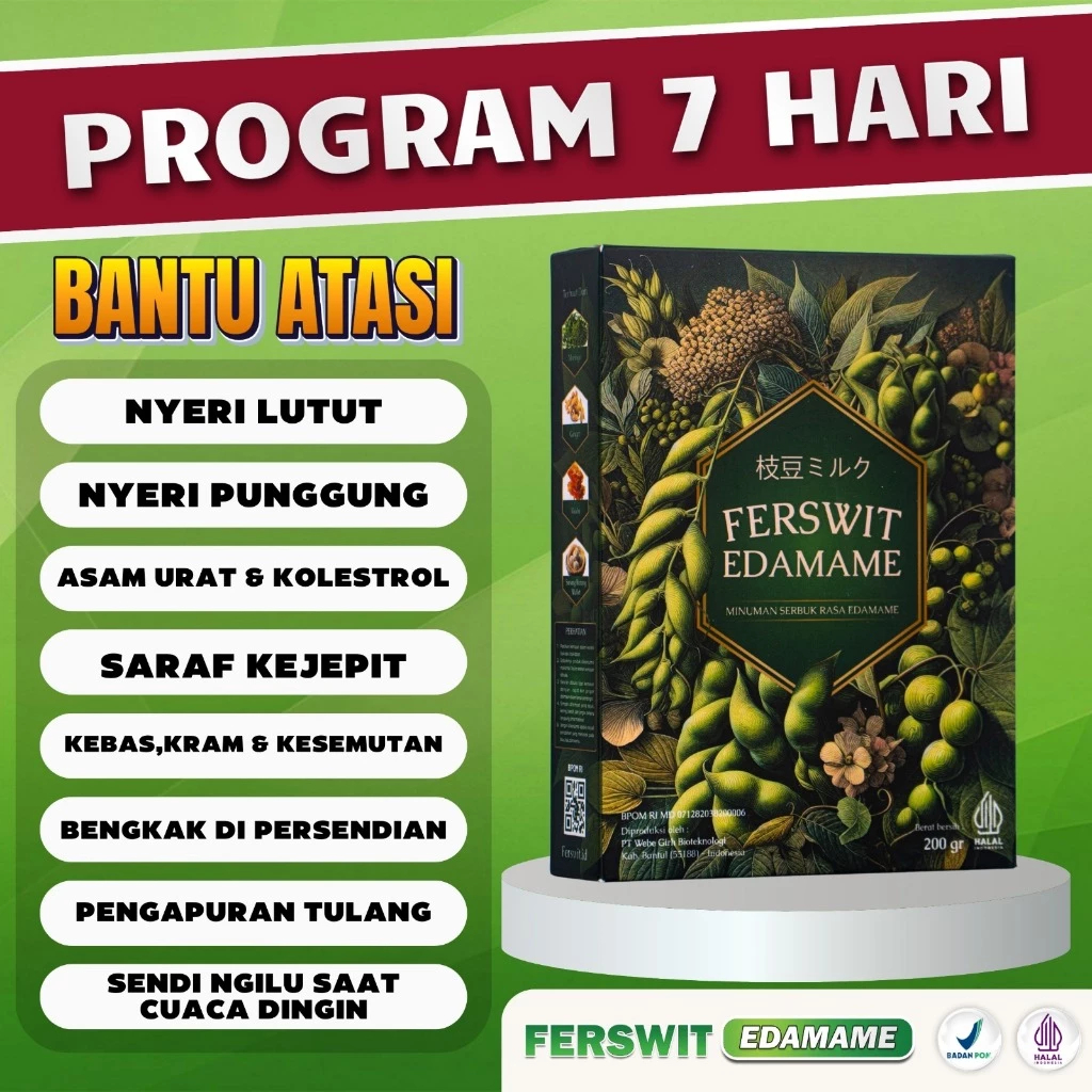 Jual Ferswit Susu Bubuk Edamame Jepang 100% Original Untuk Asam Urat ...